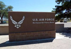 Kirtland AFB sign